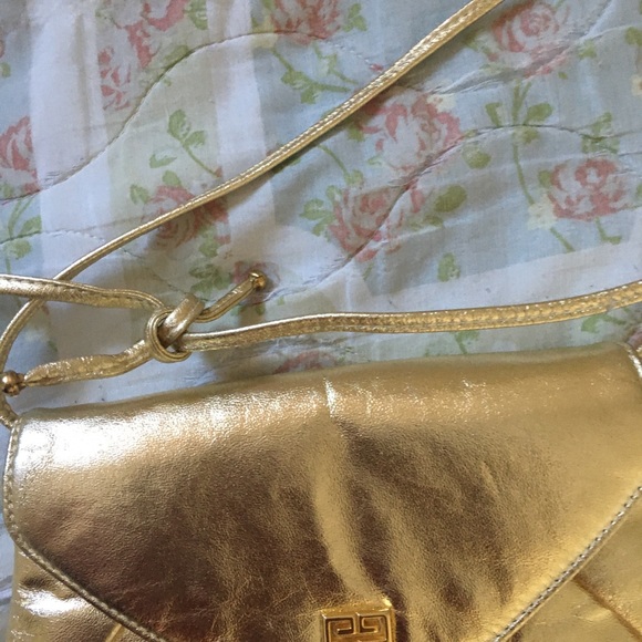 Givenchy | Bags | Ultra Rare Givenchy Gold Leather Bag Wow | Poshmark